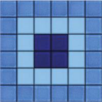 China Custom Size Ceramic Mosaic Tile For External Decoration / Mosaic Kitchen Tiles for sale
