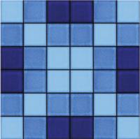 China Mixed Color Porcelain Ceramic Mosaic Tile Classical Wear - Resistant for sale