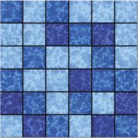 China Antibacteria 48 × 48mm Porcelain Mosaic Bathroom Tiles Low Water Absorption for sale