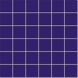 China Multi Function 48 × 48mm Porcelain Mosaic Tile For Project Purple And Black for sale