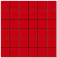 China Multi Function 48 × 48mm Porcelain Mosaic Tile For Project Purple And Black for sale
