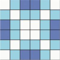 China Durable Ceramic Mosaic Tile Firebrick Mixed Color / Mosaic Wall Tiles for sale