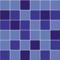 China Durable Ceramic Mosaic Tile Firebrick Mixed Color / Mosaic Wall Tiles for sale