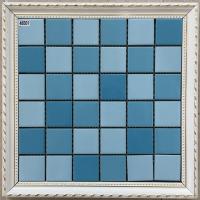 China Pure Multi Color Ceramic Mosaic Tile Modern Design For Hotel Sports Center for sale