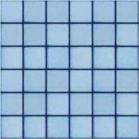 China Durable Ceramic Mosaic Tile / Blue Mosaic Bathroom Tiles 48”X 48” Mm Chip Size for sale