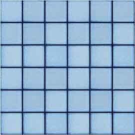 China Durable Ceramic Mosaic Tile / Blue Mosaic Bathroom Tiles 48”X 48” Mm Chip Size for sale