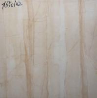 China Split Glazed Shiny Ceramic Tile Marble Look Beige Brown Contemporary Size for sale