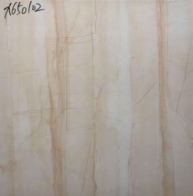 China Split Glazed Shiny Ceramic Tile Marble Look Beige Brown Contemporary Size for sale