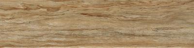 China Brown Color Natural Wood Grain Tile Blends With Decors 15 × 60 Cm Grade AAA for sale