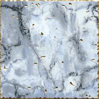 China Gold Crystal Glass Tile 30 X 30 Cm For Living Room Decoration / Kitchen Backsplash for sale