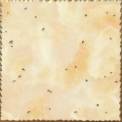 China Kitchen Backsplash Crystal Glass Tile 300 X 300 Mm / Firebrick Wall Tile for sale