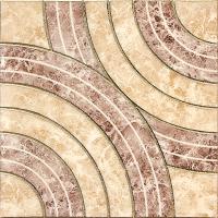 China Engraved Surface Crystal Glass Tile 300 X 300 Mm With Gold Classical Style for sale