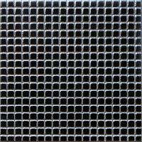 China Engraved Surface Crystal Glass Tile 300 X 300 Mm With Gold Classical Style for sale