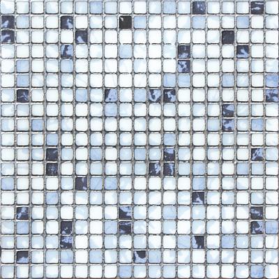 China Kitchen Crystal Glass Mosaic Tiles 30 X 30 cm Metal Glazed / Interior Wall Tiles for sale