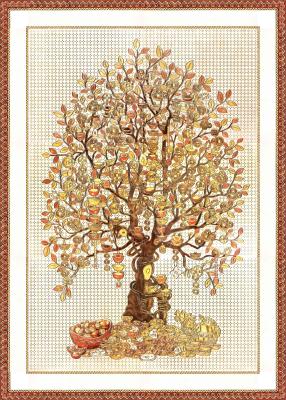 China Acid - Resistant Fashion Crystal Glass Tile Money Trees Money Fish for sale