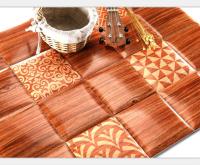 China 152x152mm Brown Subway wall Tile For Kitchen Wall Bathroom Background for sale
