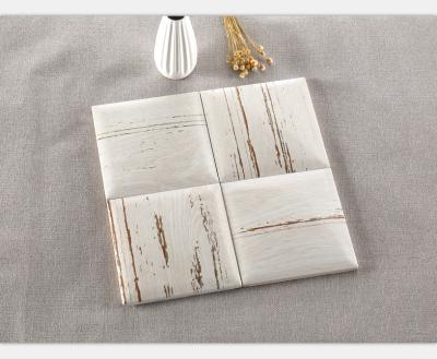 China Luxury Style White Porcelain Subway Tile For Bathroom And Kitchen Decoration for sale