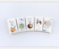China Pure Whiteness Subway Bread Wall Tiles , 75 x 152 Mm Interior Tiles for sale