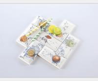 China Pure Whiteness Subway Bread Wall Tiles , 75 x 152 Mm Interior Tiles for sale