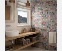 China 75x152mm Beige Bread Ceramic Subway Tiles For Kitchen Wall And  Living Room for sale