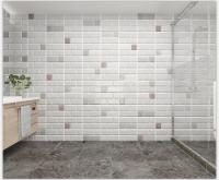 China Bread Subway Wall Tile 75x152 Mm Mixed Color , Hand Painted Wall Tiles Water Proof for sale