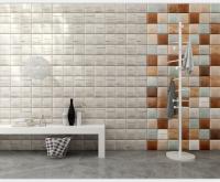 China Wood Look Patterns Glazed Tiles , Bread Art Subway Tiles With Simple Style for sale