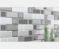 China 100x300 Mm Gray Ceramic Tile Natural Style , Decorative Subway Tile Customer Design Available for sale