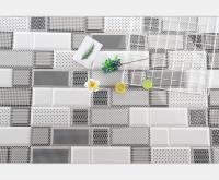 China 100x300 Mm Gray Ceramic Tile Natural Style , Decorative Subway Tile Customer Design Available for sale