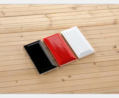 China Ceramic Rustic Red Subway Exterior Wall Tiles Wear - Resistant For Outdoor for sale