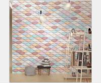 China 9-10 Mm Thickness Subway Wall Tile Glazed Finish Mixed Color Home Application for sale