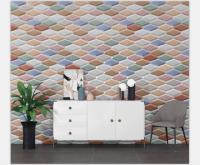 China 9-10 Mm Thickness Subway Wall Tile Glazed Finish Mixed Color Home Application for sale