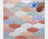 China 9-10 Mm Thickness Subway Wall Tile Glazed Finish Mixed Color Home Application for sale