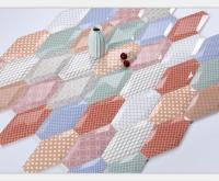 China 9-10 Mm Thickness Subway Wall Tile Glazed Finish Mixed Color Home Application for sale