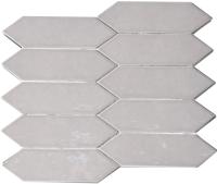 China Residential Wall Backsplash Ceramic Subway Tile White Bevel Size 75x150mm for sale