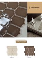 China Durable Glossy Porcelain Subway Wall Tile For Size 75x300 / 100x200mm for sale