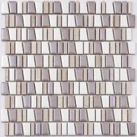 China Iridescent Crystal Ceramic Mosaic Tiles Washable Easy To Install for sale