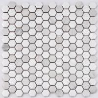 China Durable Fish Scale Irregular Glass Mosaic Tile Mixed Color Skid Resistance for sale