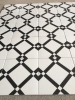 China 20*20cm Decorative Ceramic glazed Tile 8.5mm Intdoor For Walls / Floor for sale
