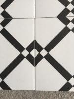 China 20*20cm Decorative Ceramic glazed Tile 8.5mm Intdoor For Walls / Floor for sale