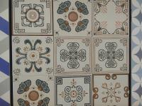 China Multicolor Decorative Ceramic Wall Tile 8.5mm Thinckness Heat Insulation for sale