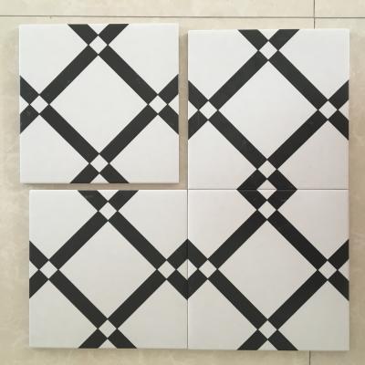China 20*20cm Decorative Ceramic glazed Tile 8.5mm Intdoor For Walls / Floor for sale