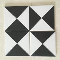 China AAA Grade Ceramic Kitchen Floor Tiles For Decoration Mix Black White Color for sale