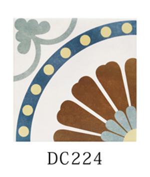 China Encaustic Design 20*20 cm Decorative Ceramic Tile For Kitchen Wall for sale