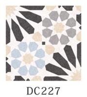 China Multicolor Decorative Ceramic Floor Tile 8.5mm Thinckness With Difference Pattern for sale