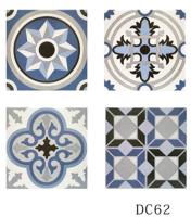 China Indoor Decorative Ceramic Bathroom Floor Tile Anti Bacterial Wear Resistant for sale