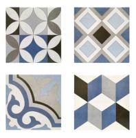 China Indoor Decorative Ceramic Bathroom Floor Tile Anti Bacterial Wear Resistant for sale
