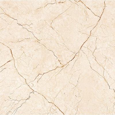 China Living Room Polished Marble Tiles  Beige Color Antiabcterial OEM for sale