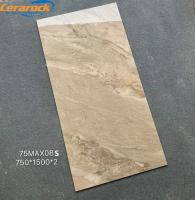 China Beige Color Non - Slip Polished Marble Tiles For Villa Electric Heating 10 mm Thickness for sale