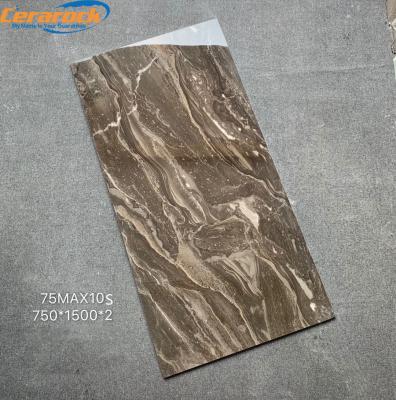 China OEM Interior Bathroom Polished Marble Tiles Anti - Acid And Alkali for sale