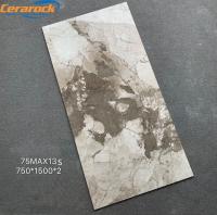 China Mix Beige Color Marble Porcelain Tile Non Rectified Edge Poilshed Surface for sale